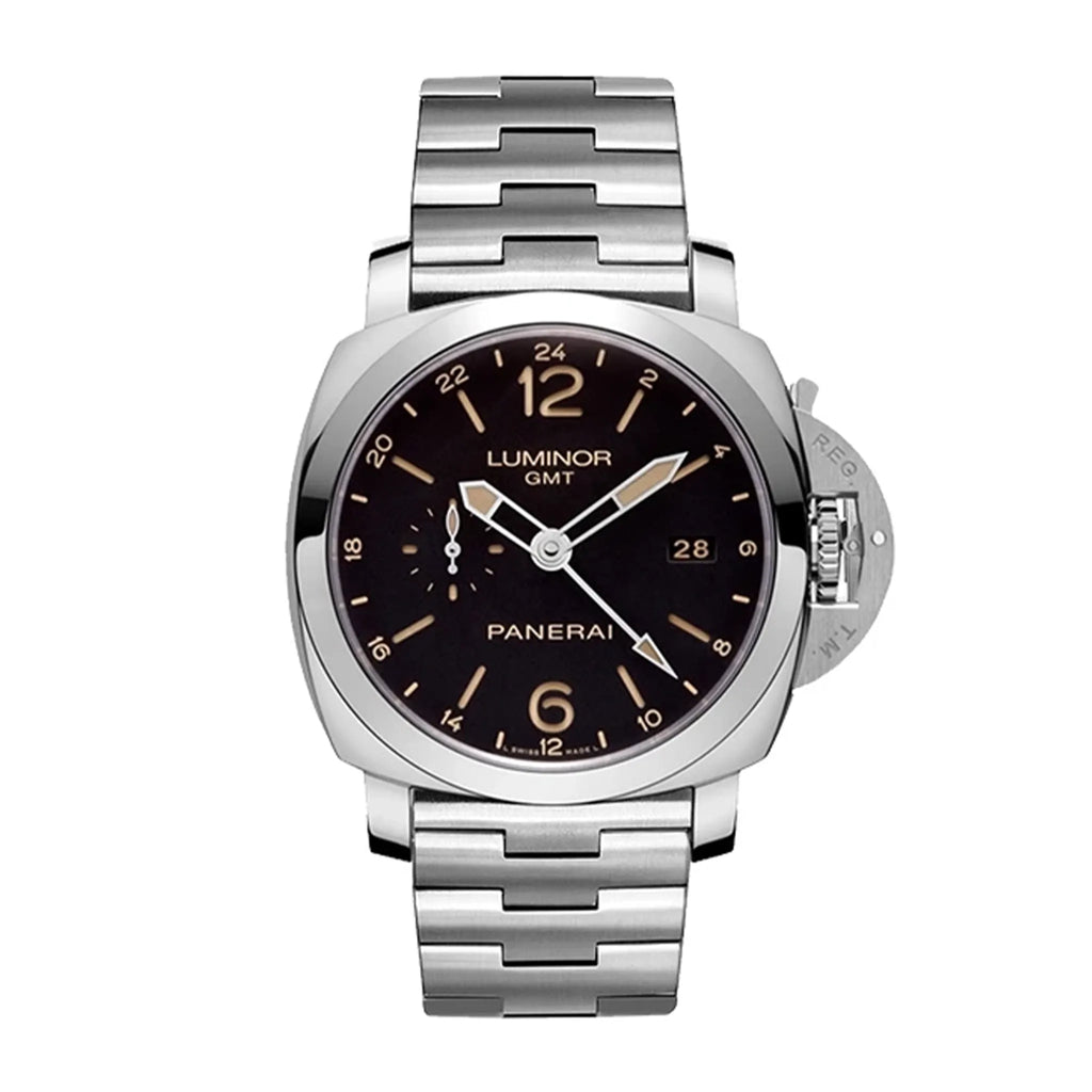 Panerai Luminor GMT PAM00531 Steel Automatic Watch – Fashion Fox