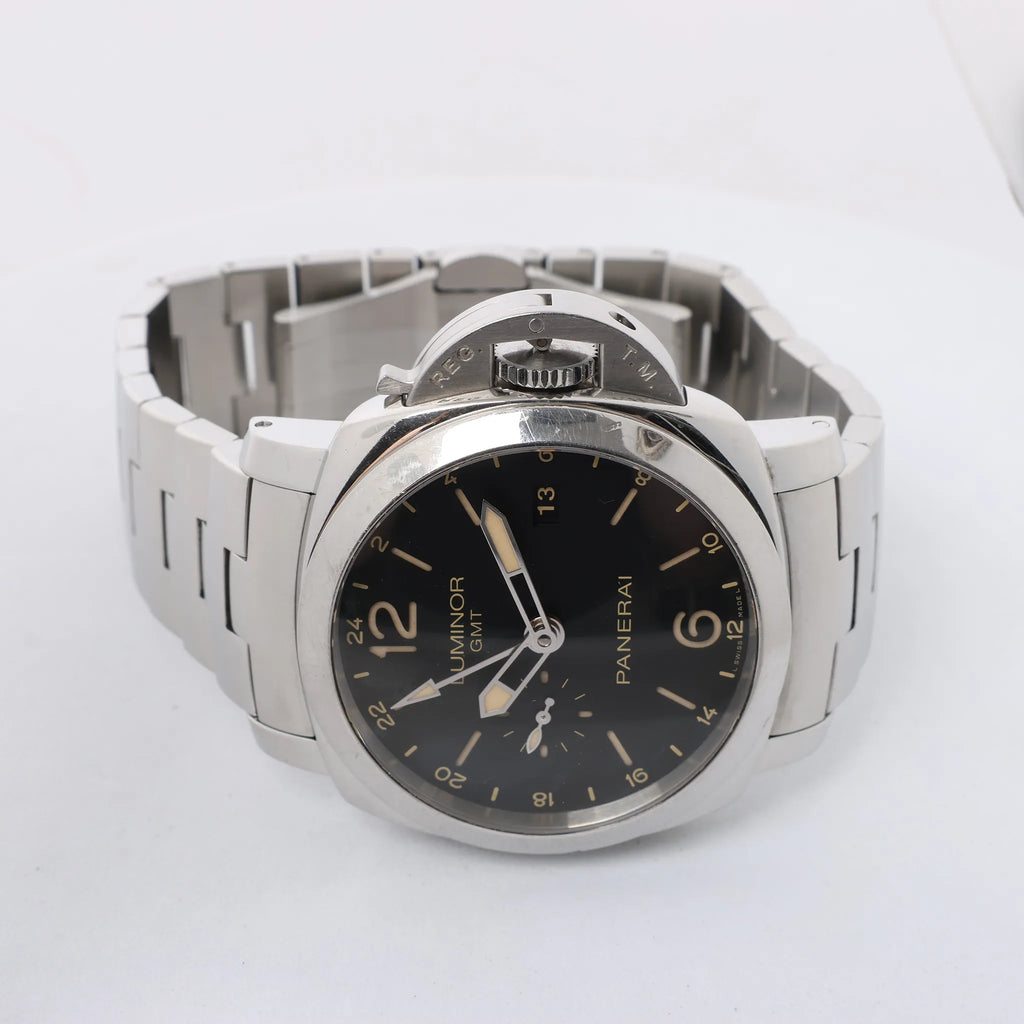 Panerai Luminor GMT PAM00531 Steel Automatic Watch – Fashion Fox